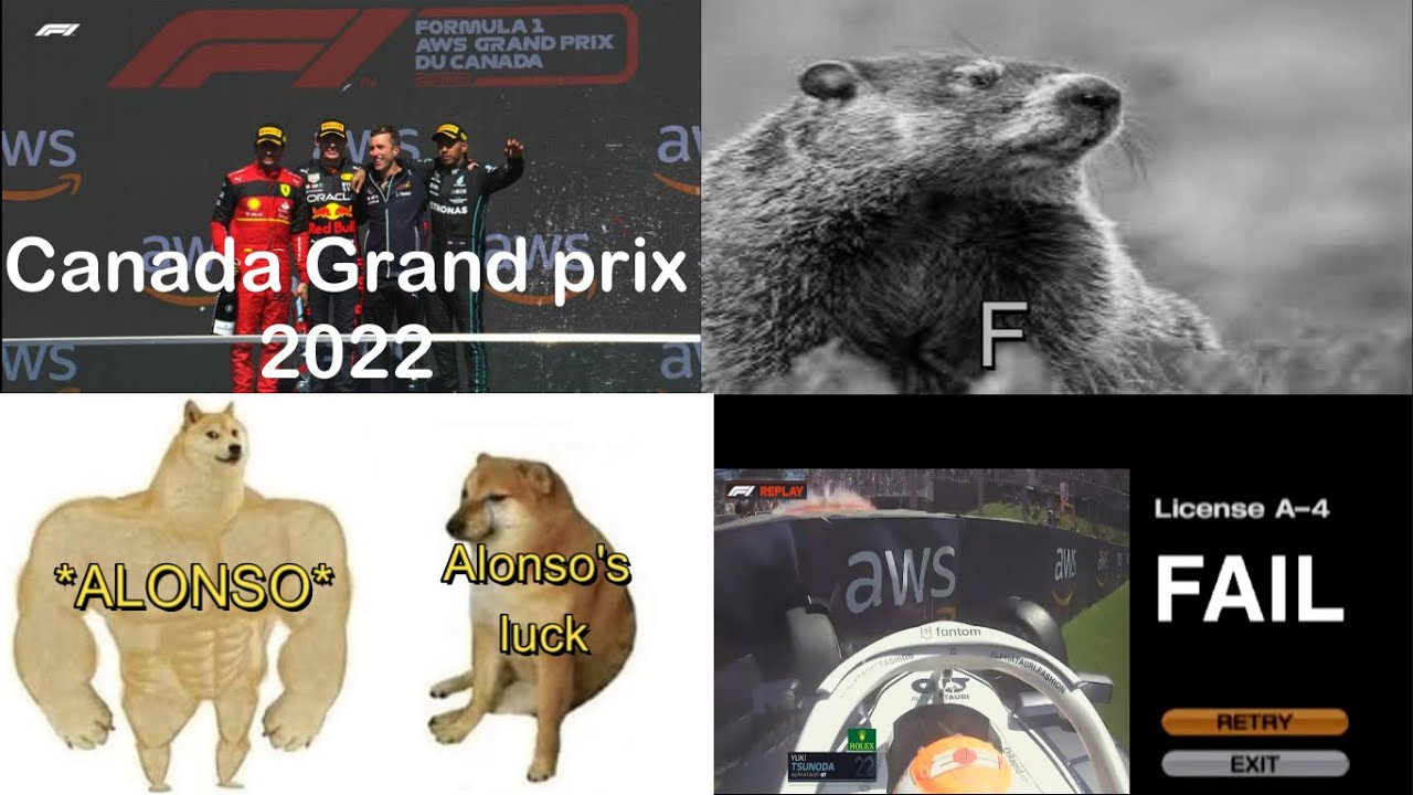 F1 2022 Canada Grand Prix Meme review with epic moments - YouTube