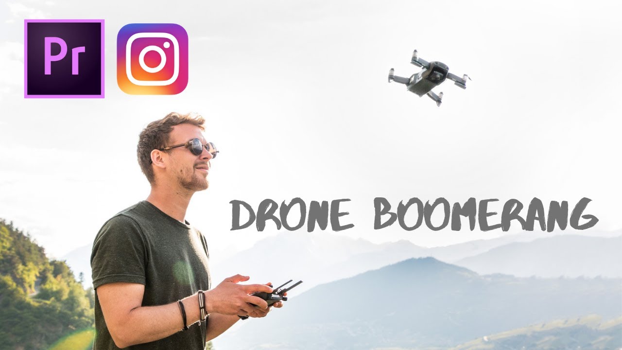 How to INSTAGRAM Drone BOOMERANG - YouTube
