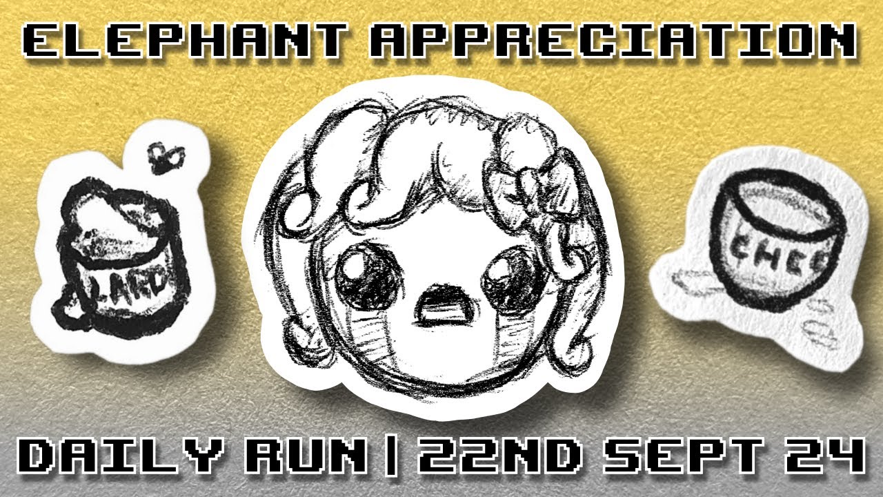 The Binding of Isaac | Curated Daily Run (Elephant Appreciation Day ...