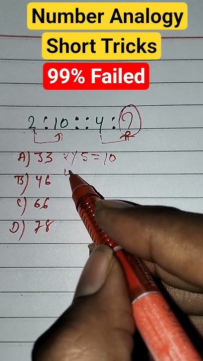 Number Analogy Reasoning Short Tricks | Number Analogy Tips and Tricks ...