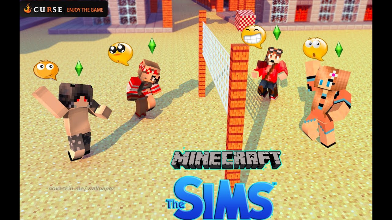 Minecraft Mod The Sims Part 28 เกม Minecraft ในรูปแบบ The Sims ตอน เกาะ ...