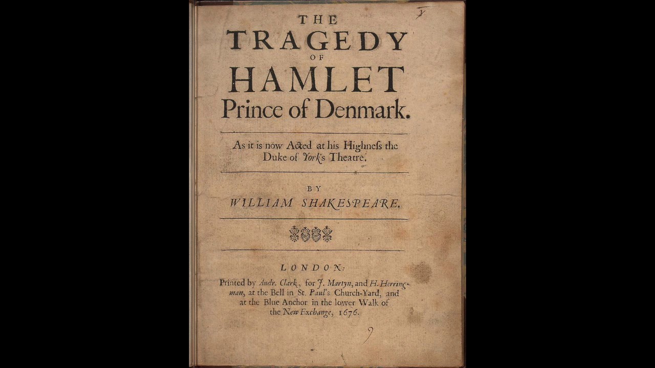 William Shakespeare - Hamlet - "To Be, or not to be?" - YouTube