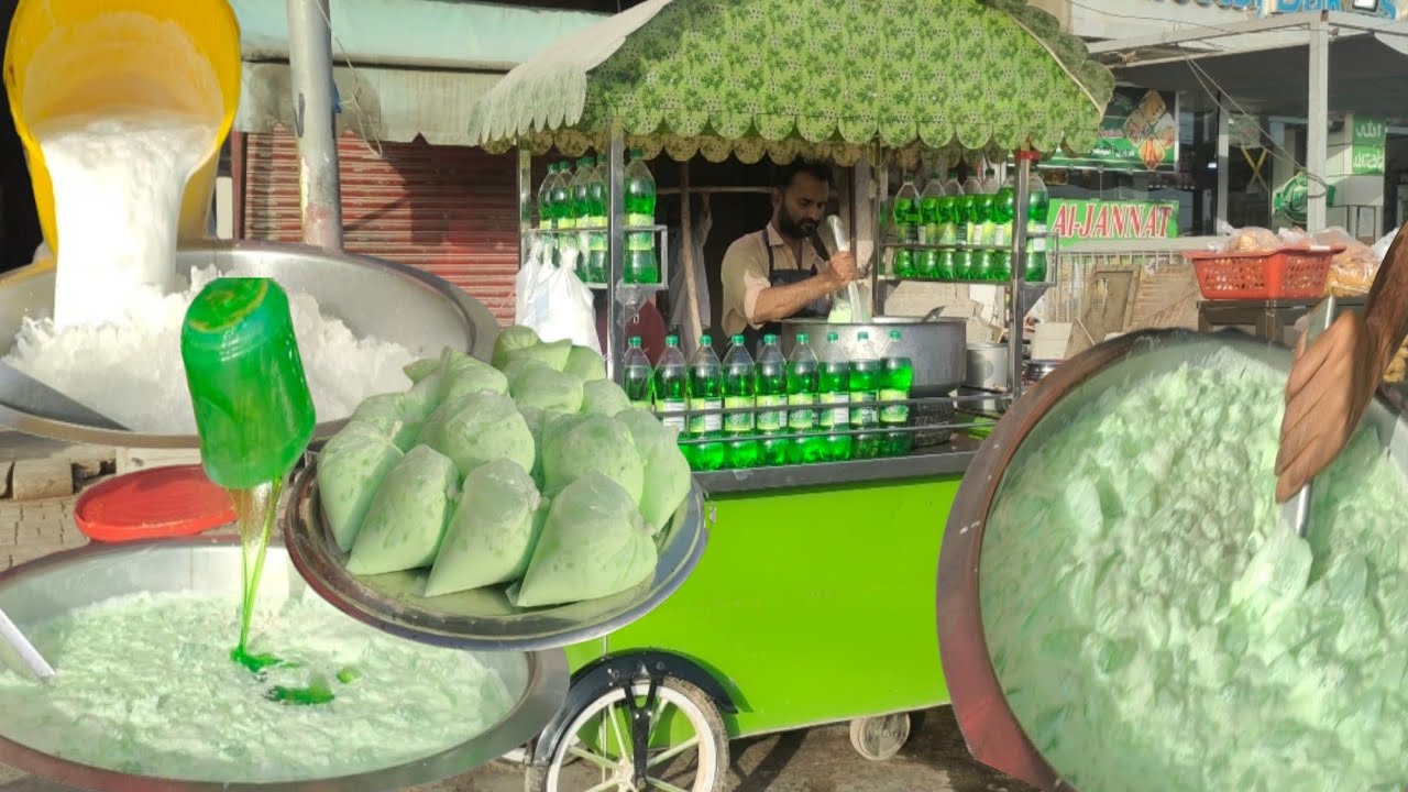 Most Famous & Refreshing PAKOLA Cream Soda Milk Shake Making | Street ...