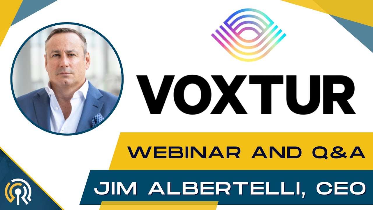Voxtur Analytics (VXTR) CEO Jim Albertelli Update, Deep Dive, Q&A - YouTube