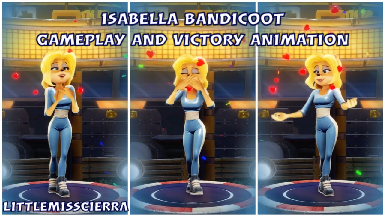 Crash Team Racing Nitro-Fueled Isabella Gameplay and Victory Animation ...
