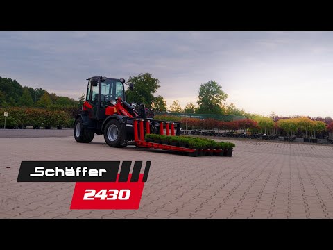 Schäffer Radlader 2430-2 – Baumschul-Spezial