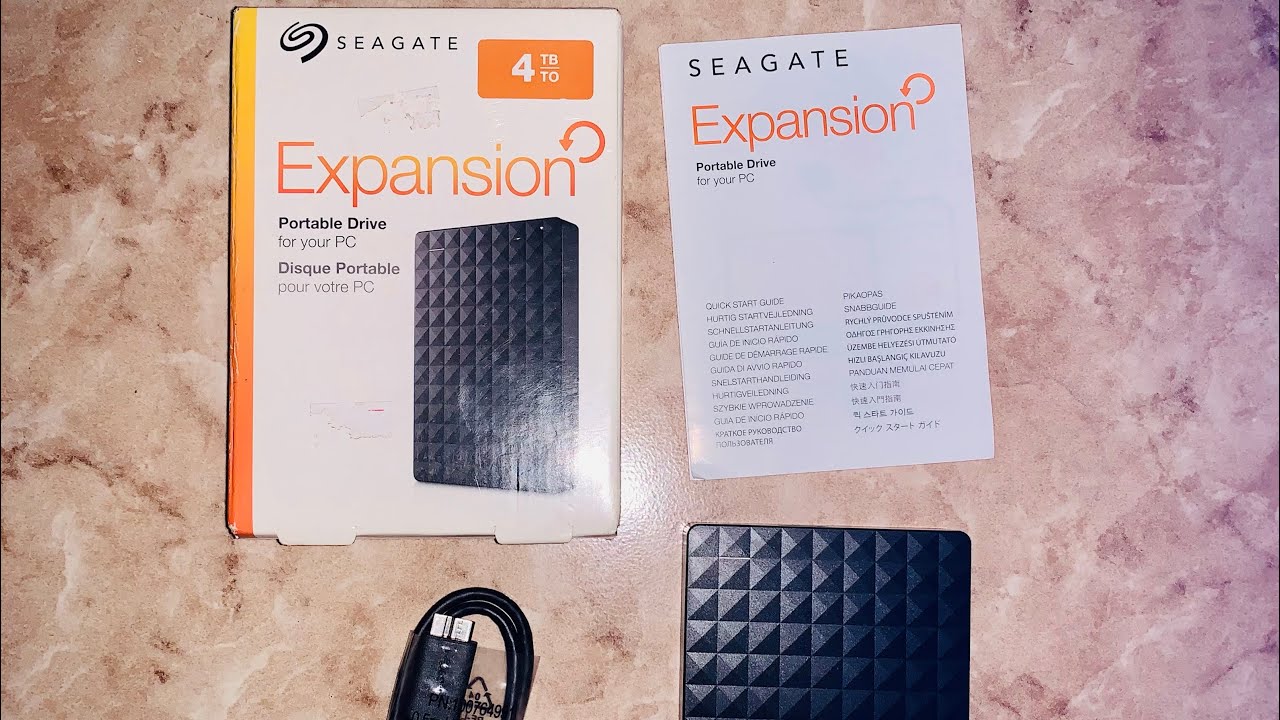 Unboxing Seagate Expansion 4TB - YouTube