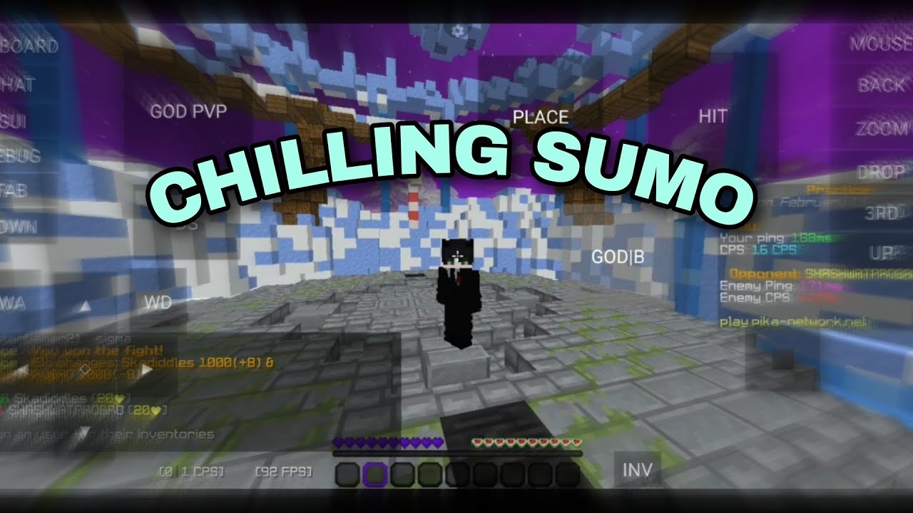 UNCUT SUMO PHONE VS PC #android #java #minecraft #pikanetwork - YouTube