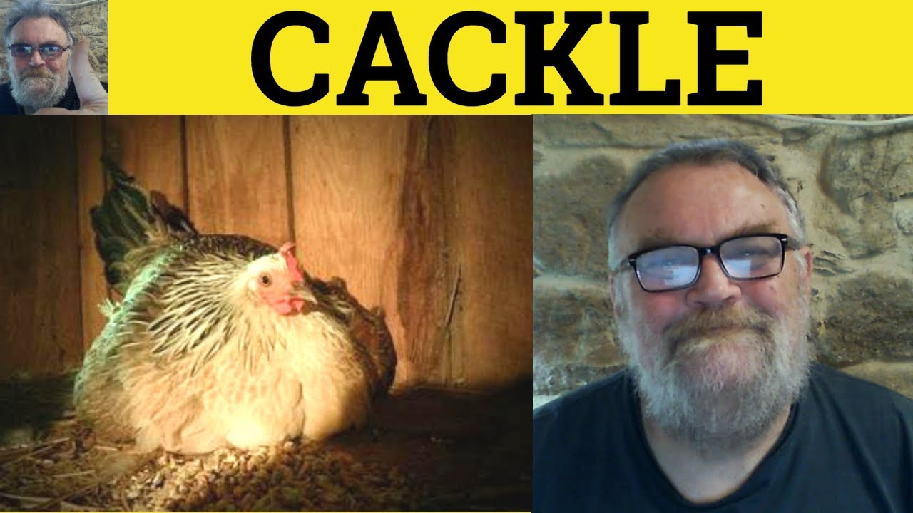 🔵 Cackle Meaning - Cackle Definition - Cackle Examples - Verb Noun - Cackle - YouTube