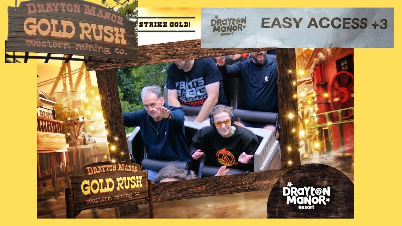 Gold Rush Easy Access Queue line POV - YouTube