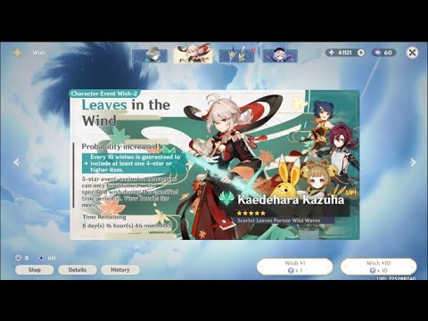 Kazuha pull | GENSHIN IMPACT - YouTube