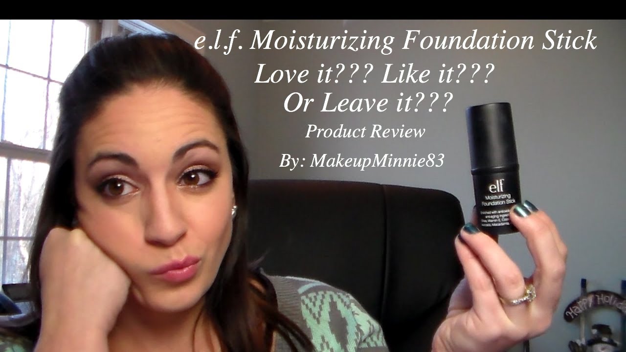 Love it, Like it, or Leave it - ELF Moisturizing Foundation Stick - YouTube