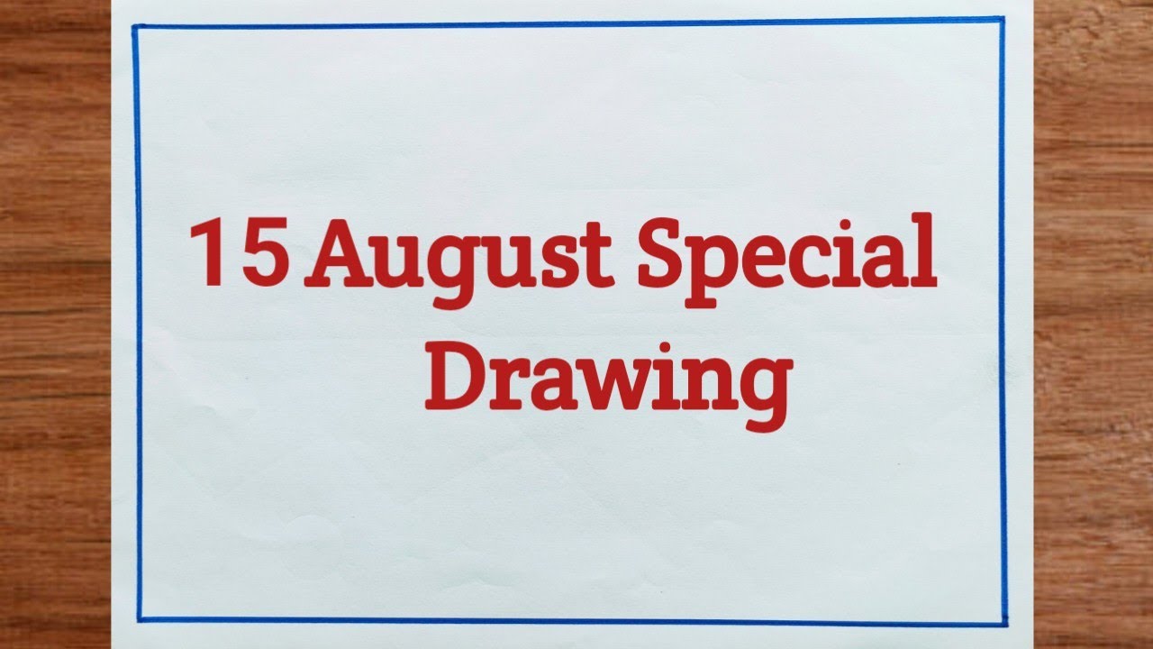 Independence Day Drawing / Independence Day Poster Drawing Easy / 15 ...