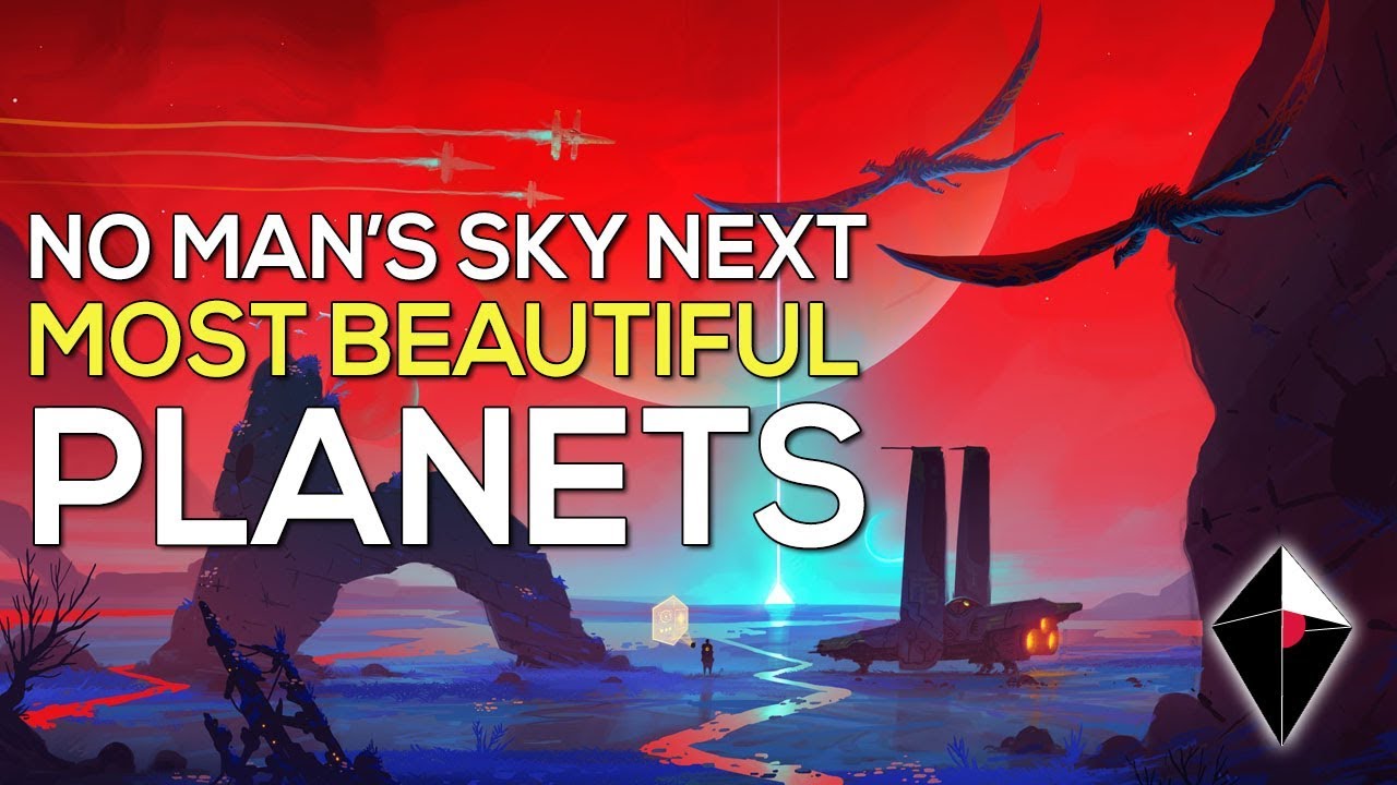 TOP 10 Most BEAUTIFUL Planets in No Man's Sky NEXT - YouTube