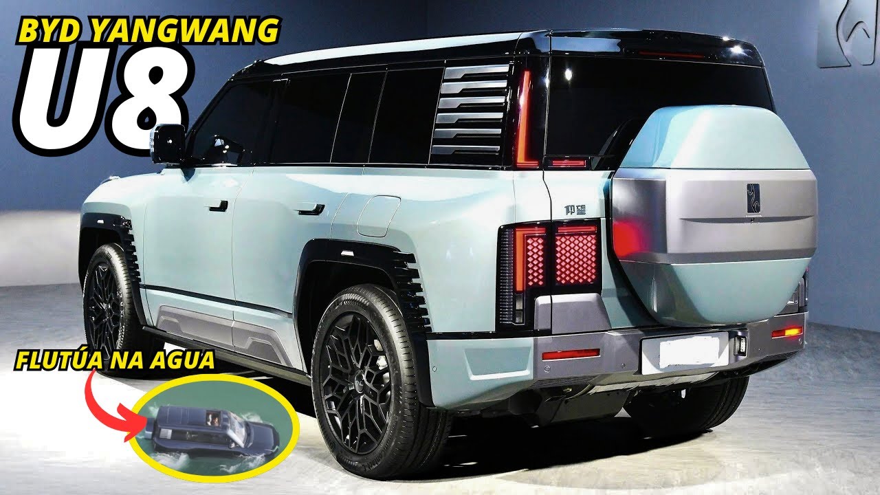 BYD YANGWANG U8! NOVO SUV DE LUXO DA BYD QUE CHEGARÁ AO BRASIL EM 2024 ...