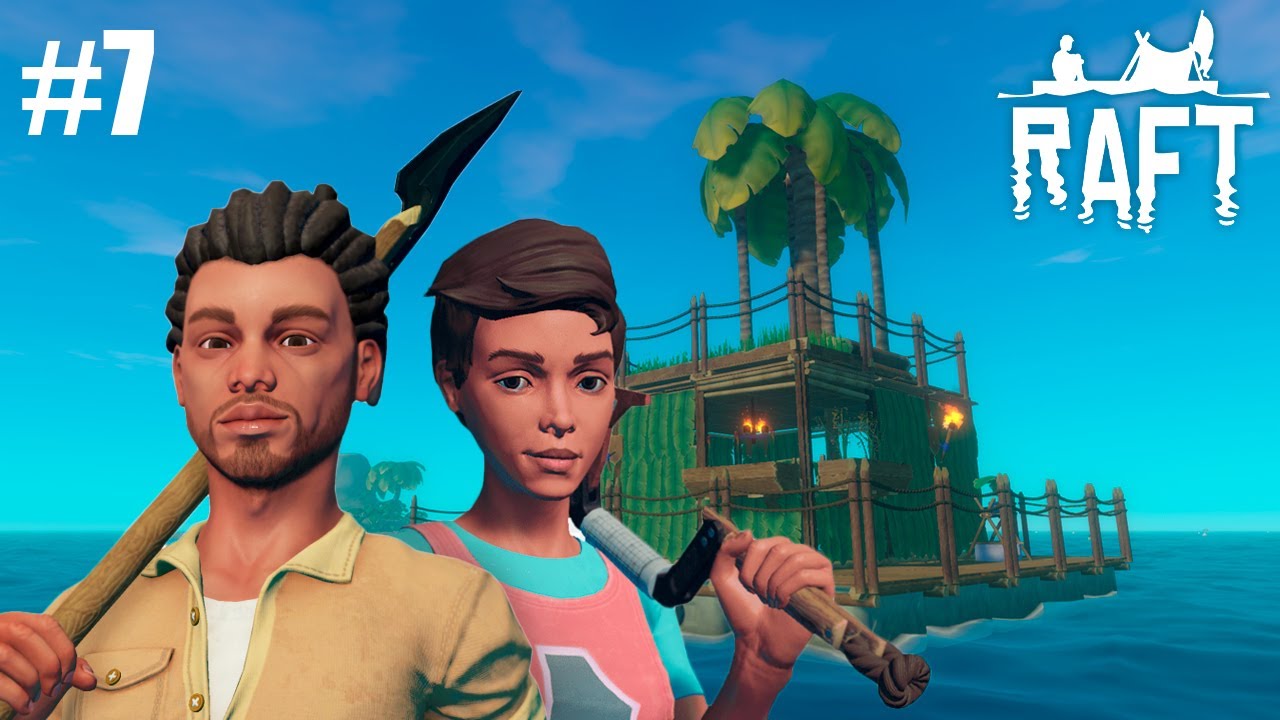 RAFT - SOBREVIVENDO NO OCEANO PLENO E PLANO #7 ~ VALK RED - YouTube