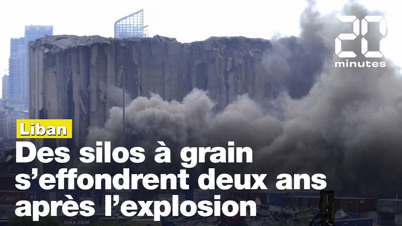 Liban : Des silos à grains s'effondrent, deux ans après l'explosion de ...