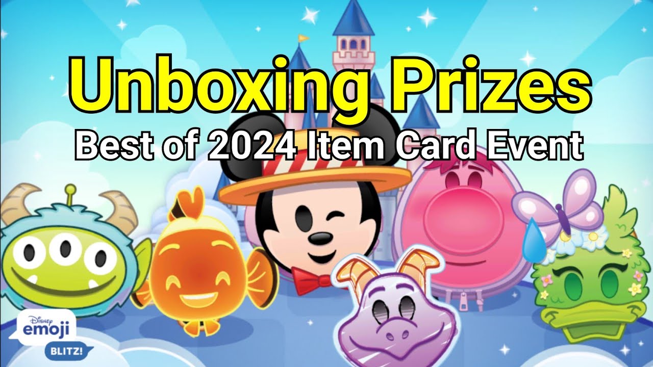 Best of 2024 Item Card Event Prizes - Disney Emoji Blitz - YouTube