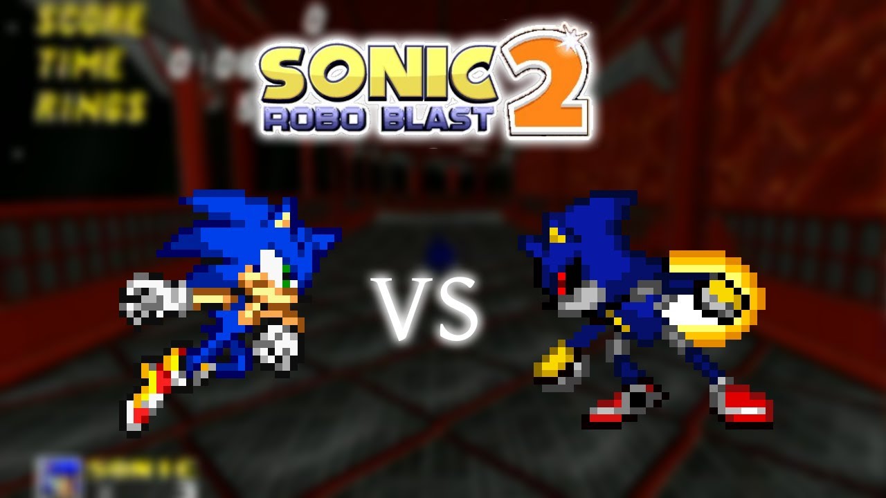 SRB2 Adventure Sonic vs Metal Sonic Race - YouTube