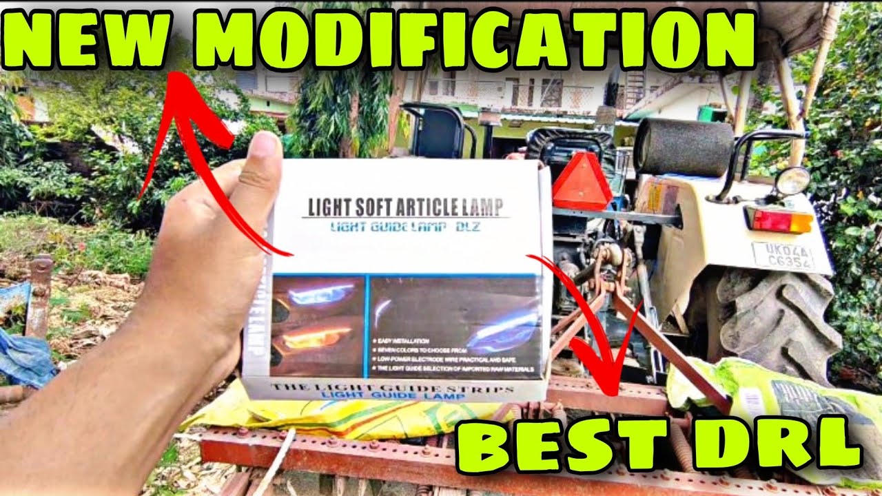 New drls lgadia😍//how to install drl on any vehical//#swaraj # ...
