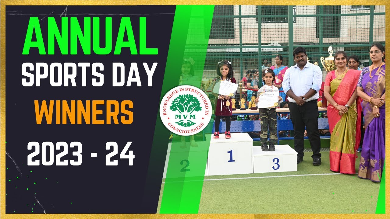 Annual Sports Day Winners 2023 - 2024 | MVM Mogappair - YouTube
