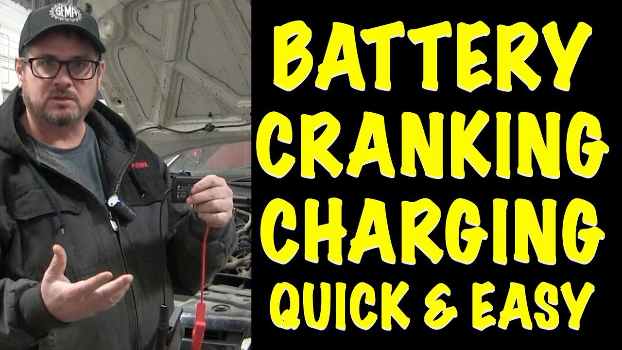 How To Test Battery, Cranking, Charging System - YouTube