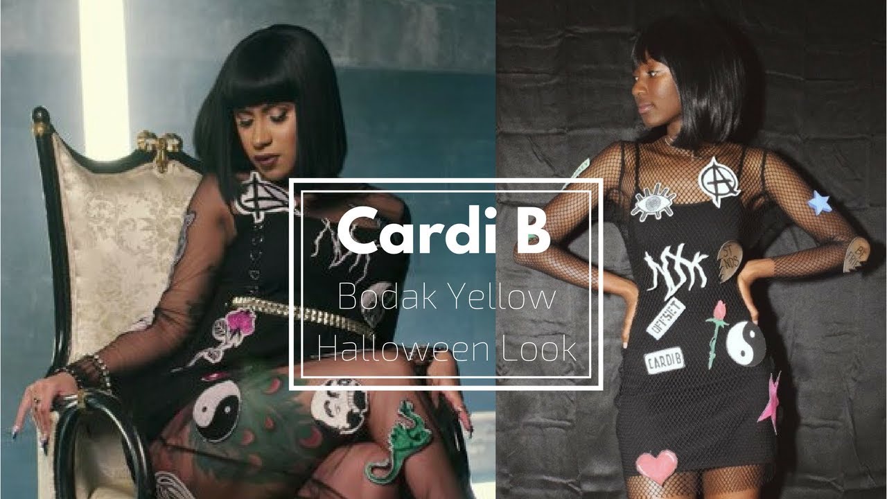 Cardi B Halloween Look - YouTube