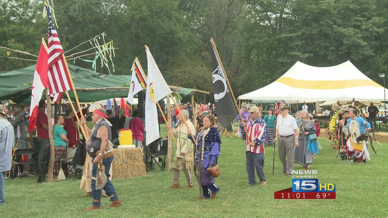 Miami Indians celebrate 20th anniversary of Pow Wow - YouTube