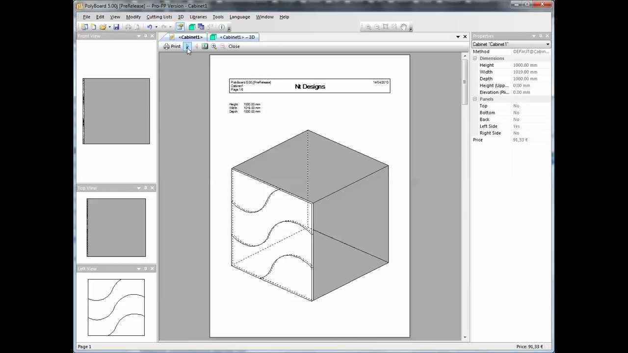 Oringinal Furniture Designs using Polyboard Furniture Software - YouTube