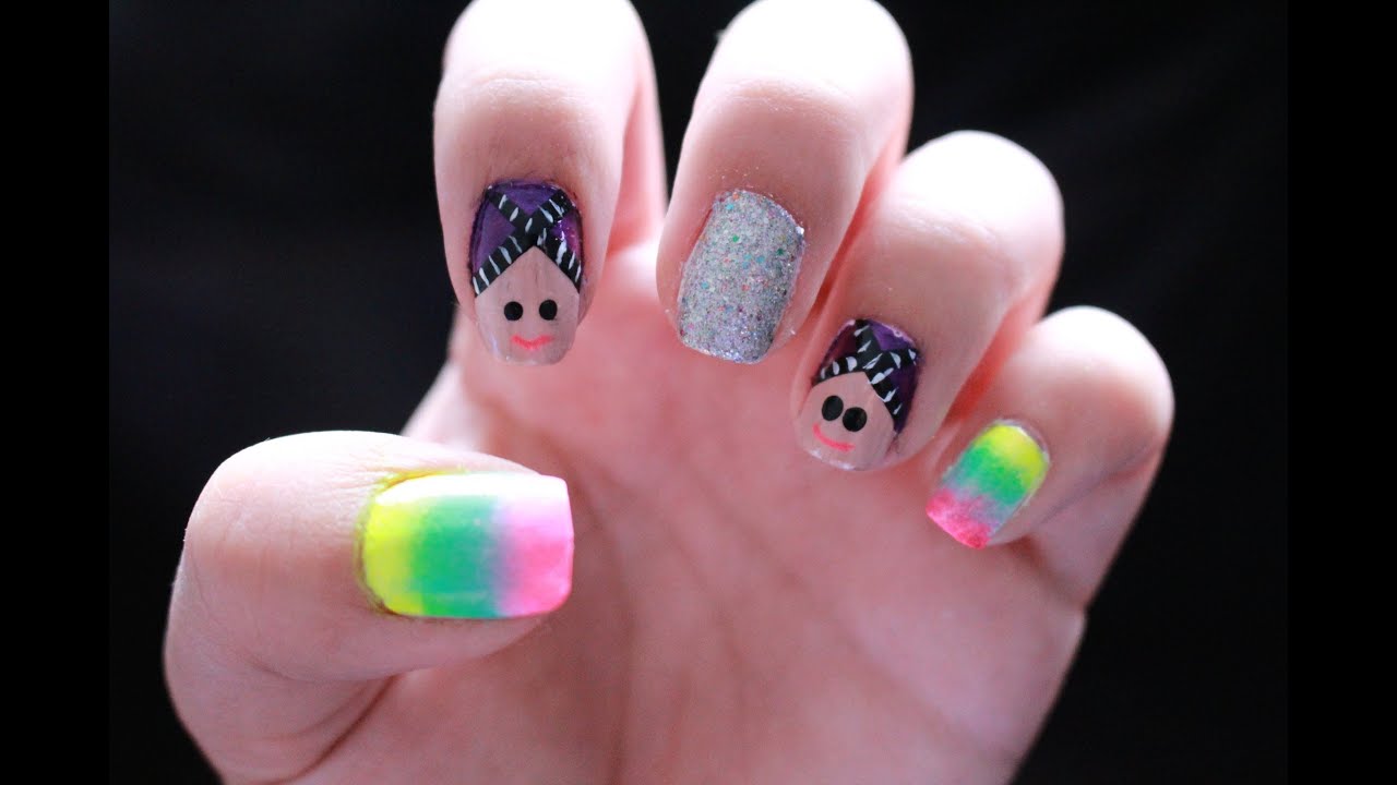 Hmong Inspired Nail Tutorial - YouTube