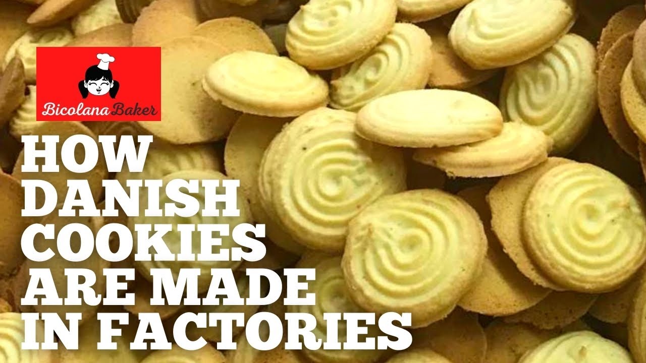 How Danish Cookies are Mass-Produced - YouTube