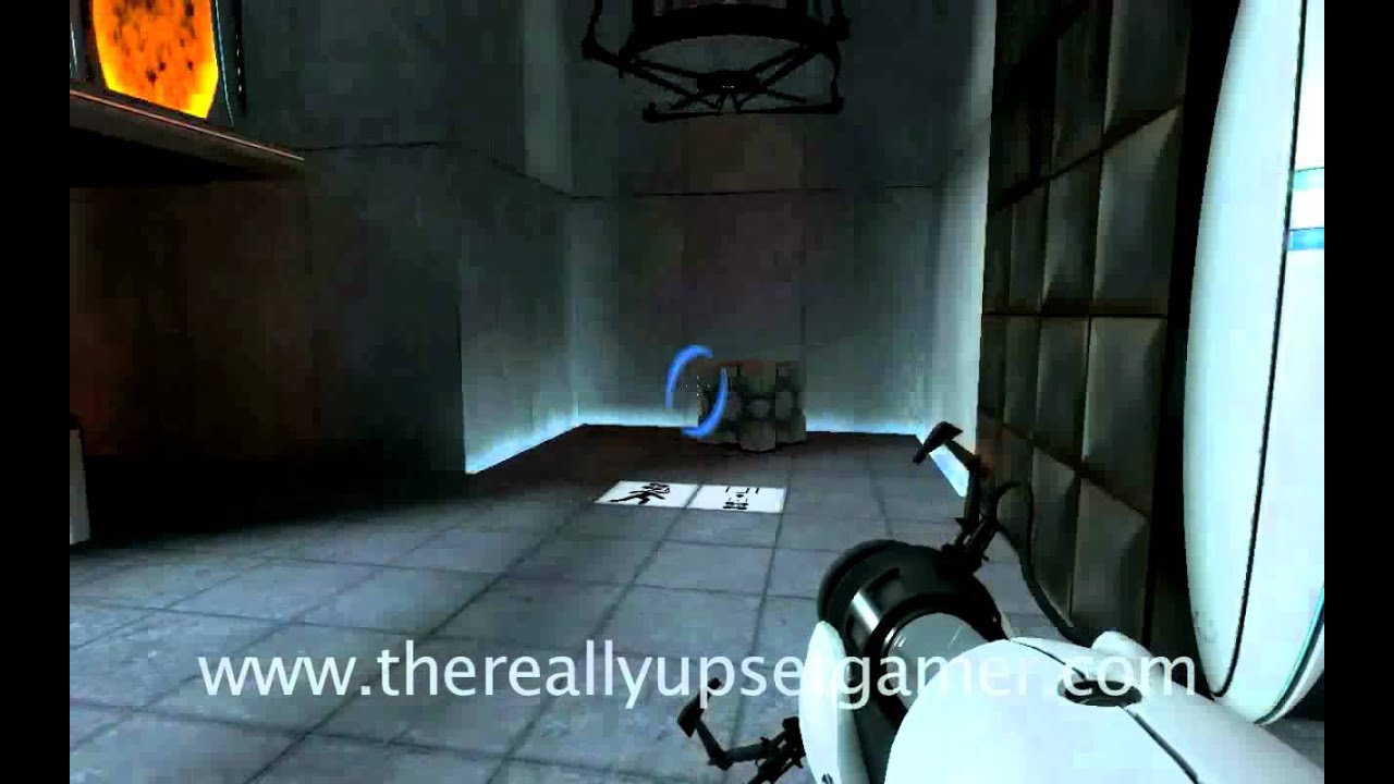 Portal 1 Level 9 walkthrough - YouTube