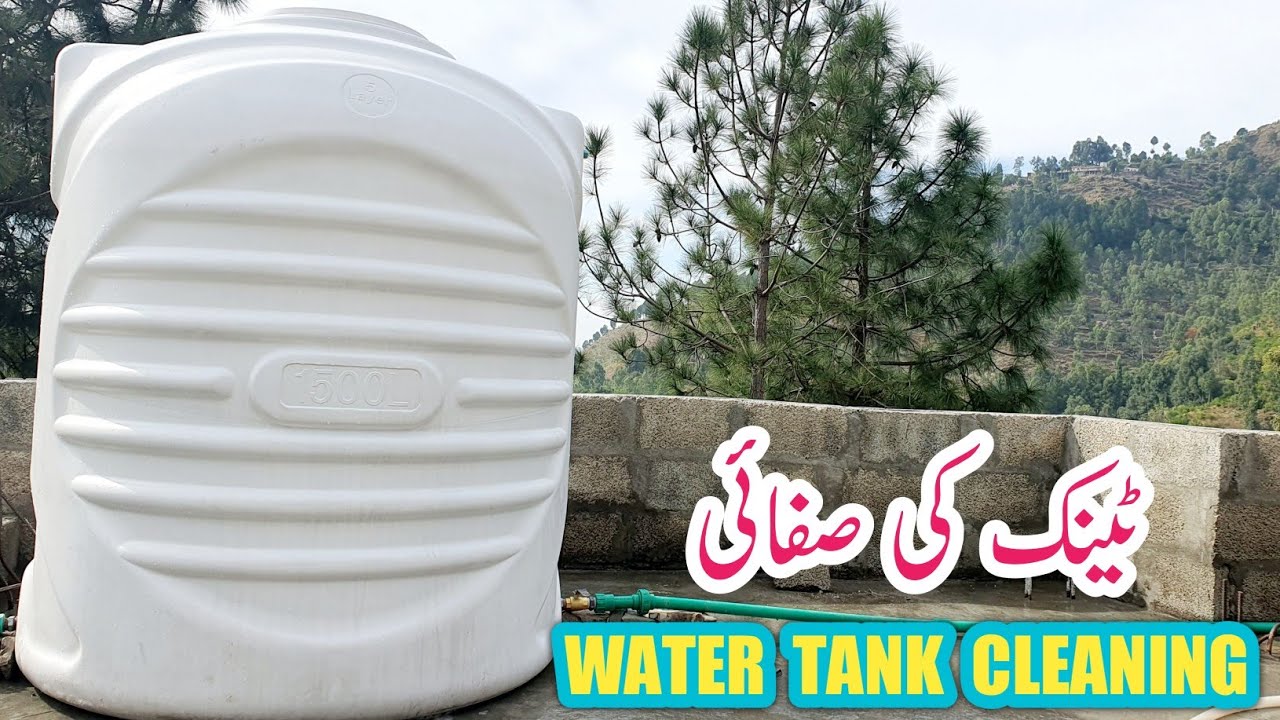 Water Tank Cleaning From Inside To Outside || Pani Wale Tanki Ko Kia ...
