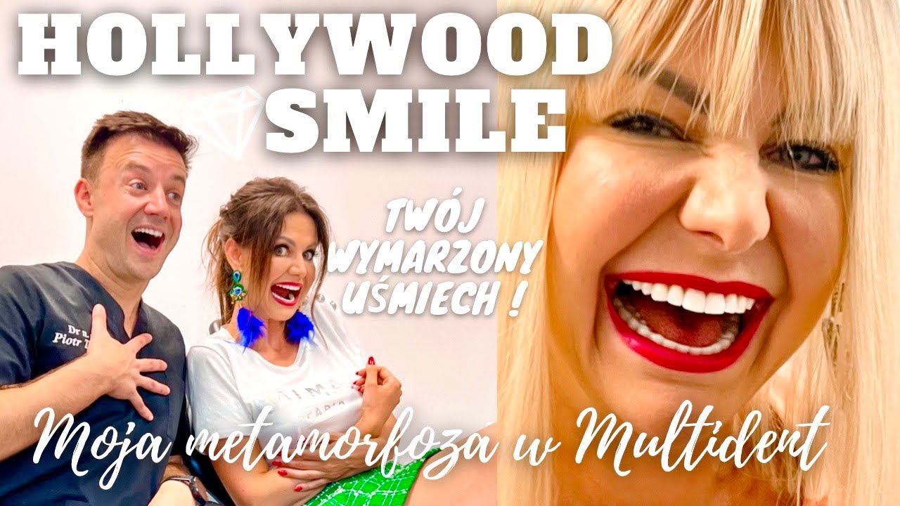 Mój Hollywood Smile w Multident u Piotra Trafidło 😁 - YouTube