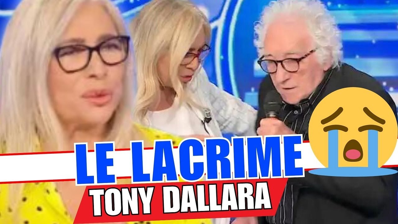 Mara Venier in lacrime: 'Difficile ospitare Tony Dallara' - YouTube