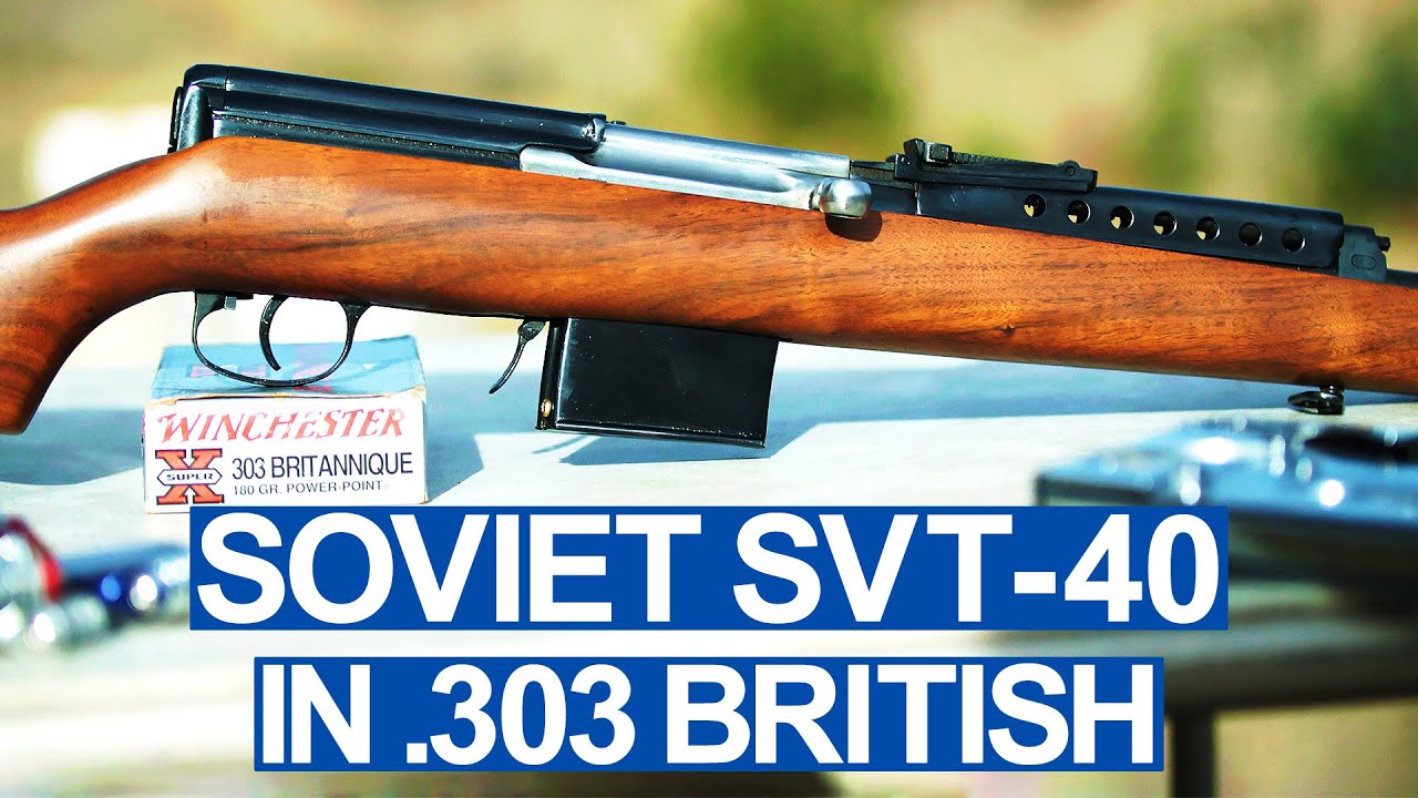 Soviet SVT-40 Converted to .303 British, Made In Canada - YouTube