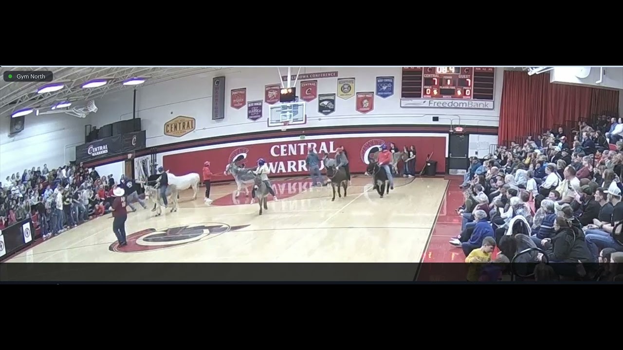 Josh Embretson Donkey Basketball Buzzer Beater - Central CSD Elkader ...