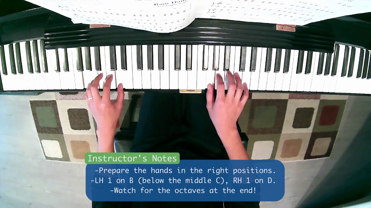 Silver Moon Boat - Level 1 Piano Adventures Performance - YouTube
