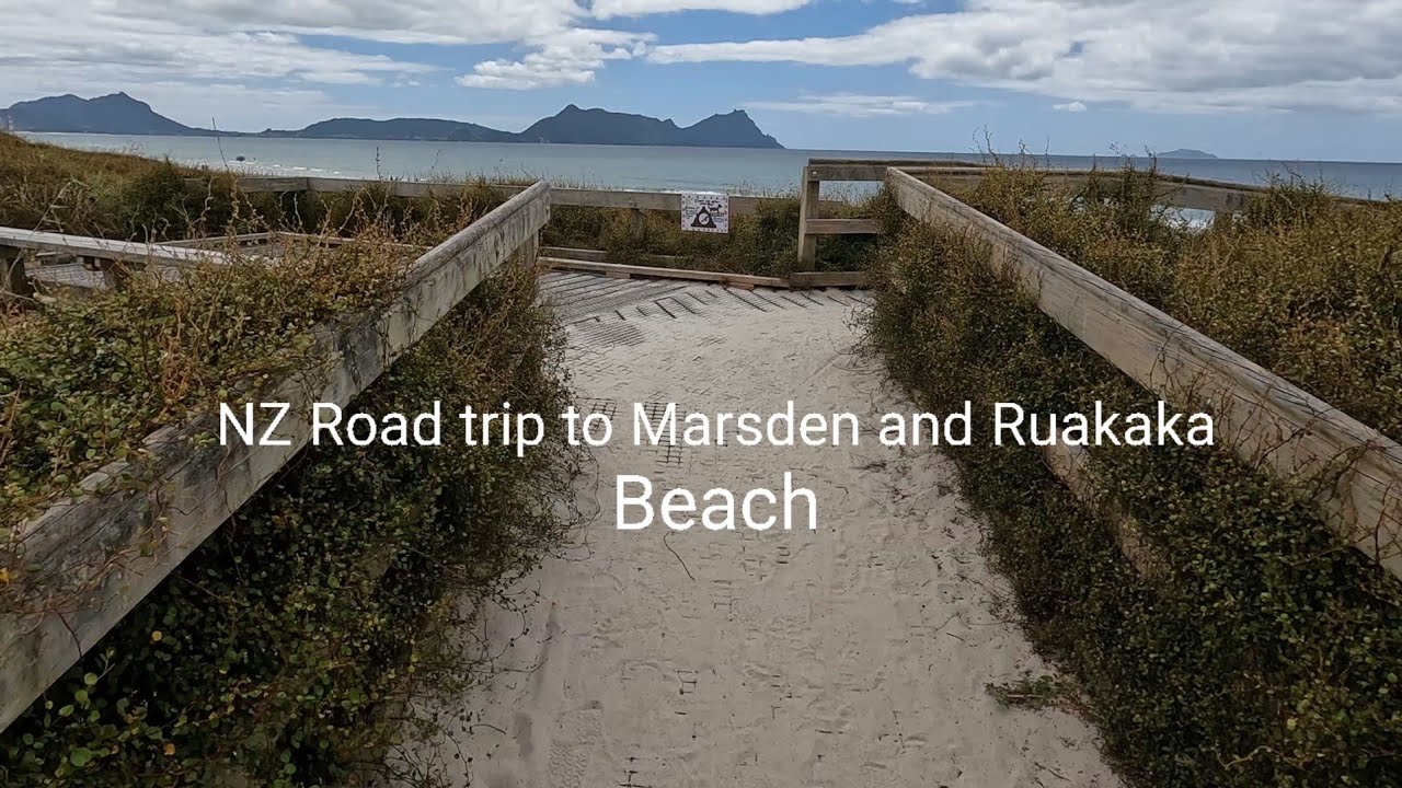NZ trip to marsden point and ruakaka beach - YouTube