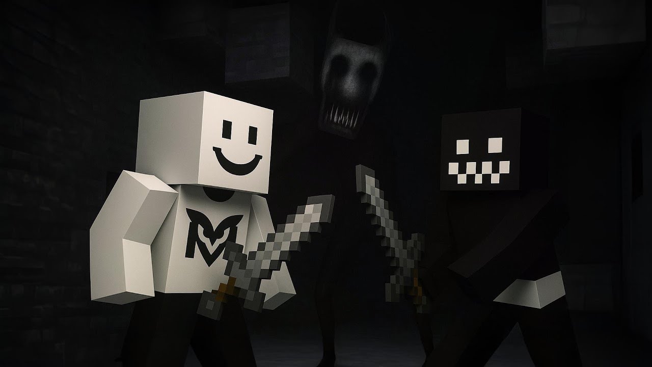 playing a horror mod with my friend in minecraft - YouTube