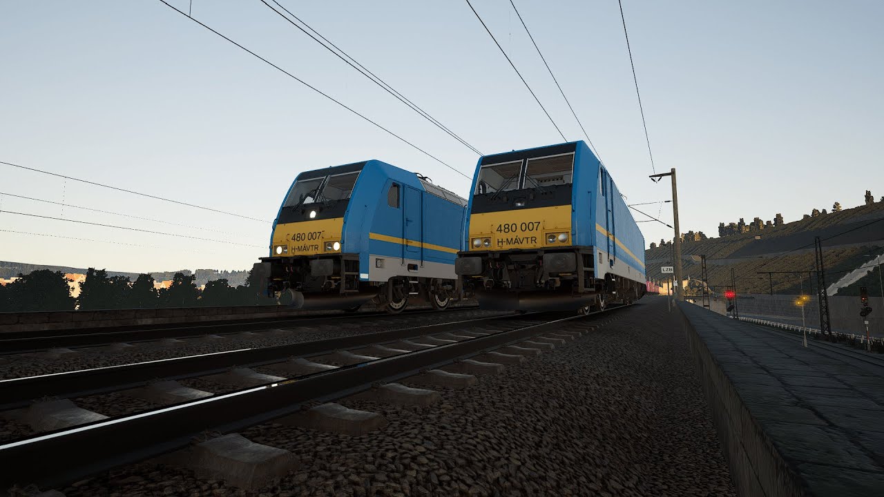 TSW3 MÁV Traxx Montázs [Saját festés] - YouTube