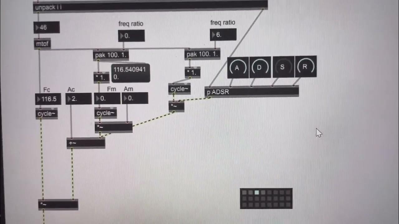 Synthesizer Max/Msp - YouTube
