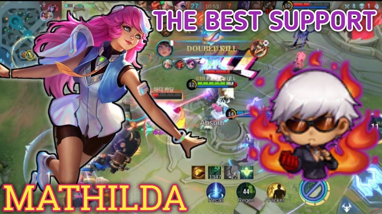 (THE BEST SUPPORT) GAMEPLAY MATHILDA - BUILD TOP 1GLOBAL MATHILDA ...