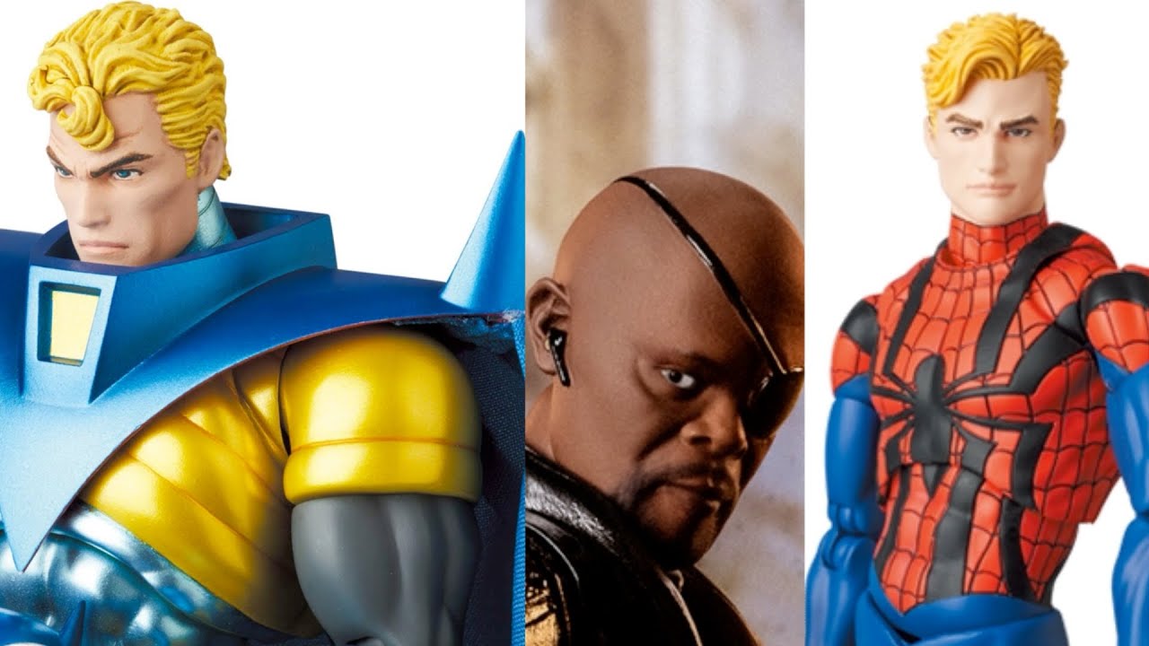 MAFEX NIGHTFALL BATMAN BEN REILY SPIDER-MAN & S.H.FIGUARTS NICK FURY ...