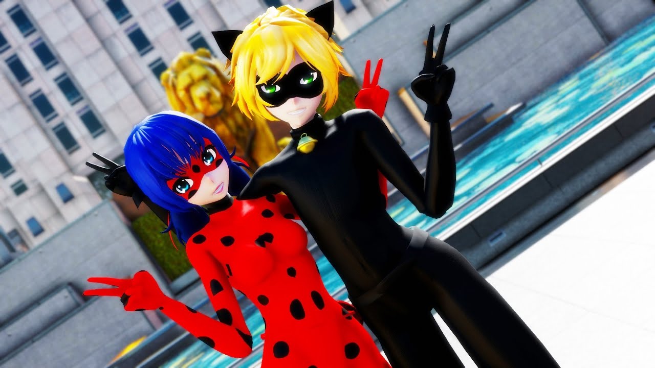 【MMD×Miraculous】Never Look Back【Ladybug×Chat Noir】【60fps】 - YouTube