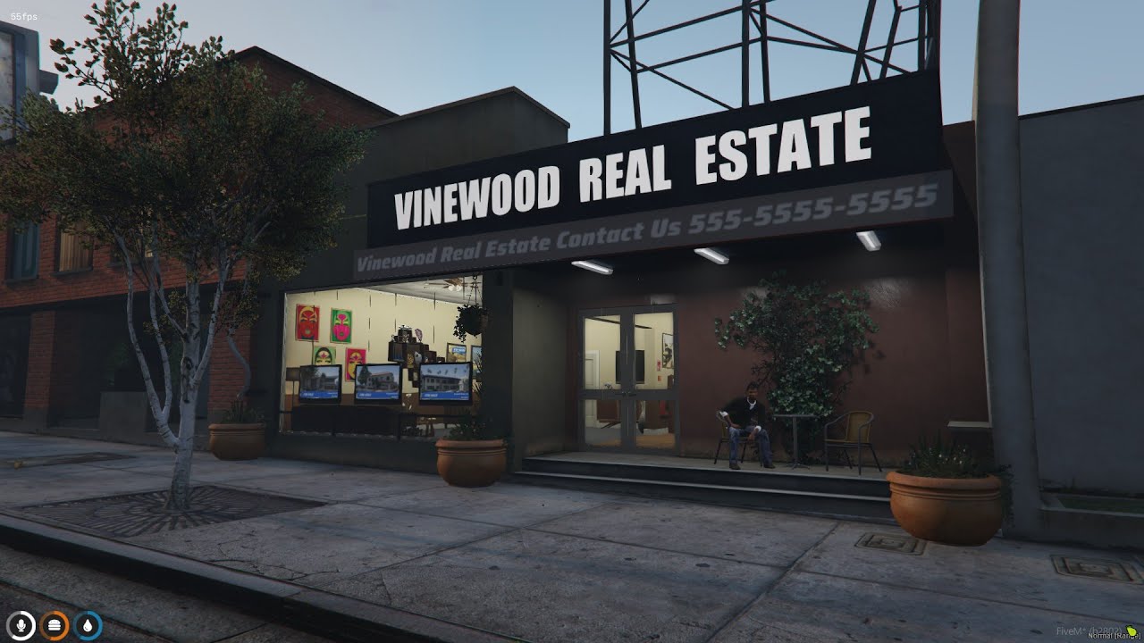 Vinewood Real Estate Office Mlo [FiveM/Gta5] - YouTube