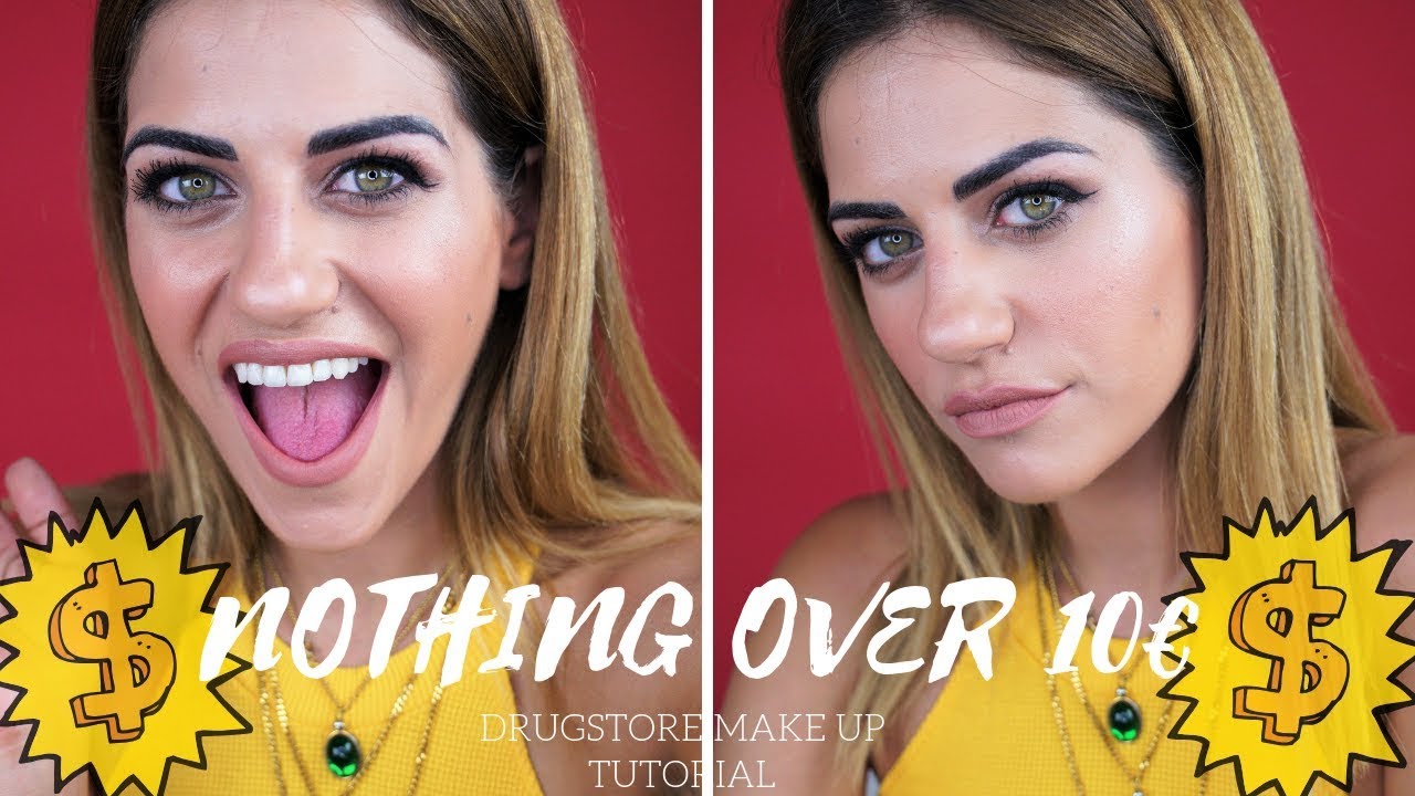 Μακιγιάζ με προϊόντα έως 10€! (Nothing Over 10€!) - YouTube