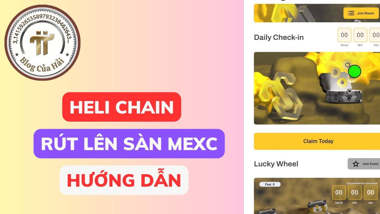 Hướng Dẫn Rút Heli Chain Lên Sàn Mexc l Blog Của Hải - YouTube