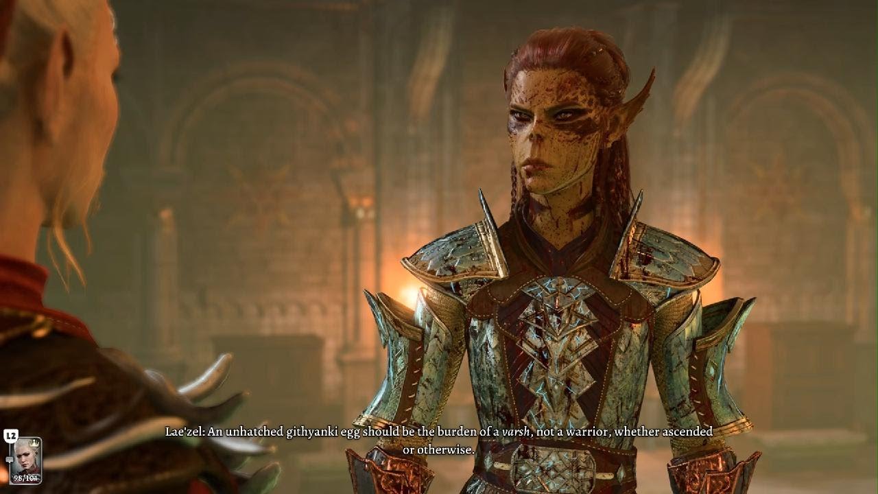 [BG3 Baldur's Gate 3] Creche Y'llek: Giving Lae'zel the Githyanki Egg ...