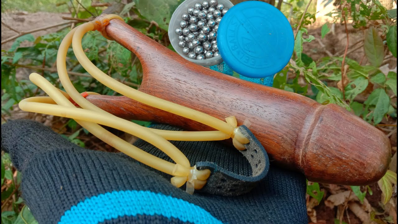 How to make a unique slingshot - YouTube